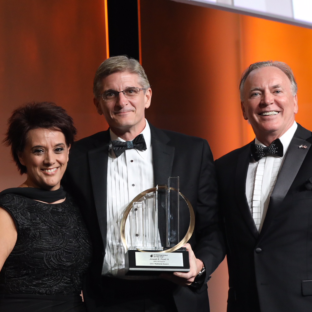 MAG CEO Joe Fluet Wins National EOTY Award | MAG Aerospace