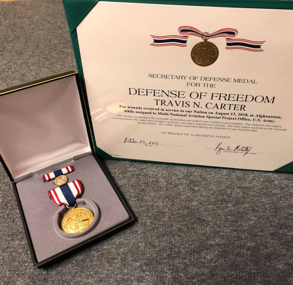 MAG Aerospace Employee Receives Defense of Freedom Medal | MAG Aerospace