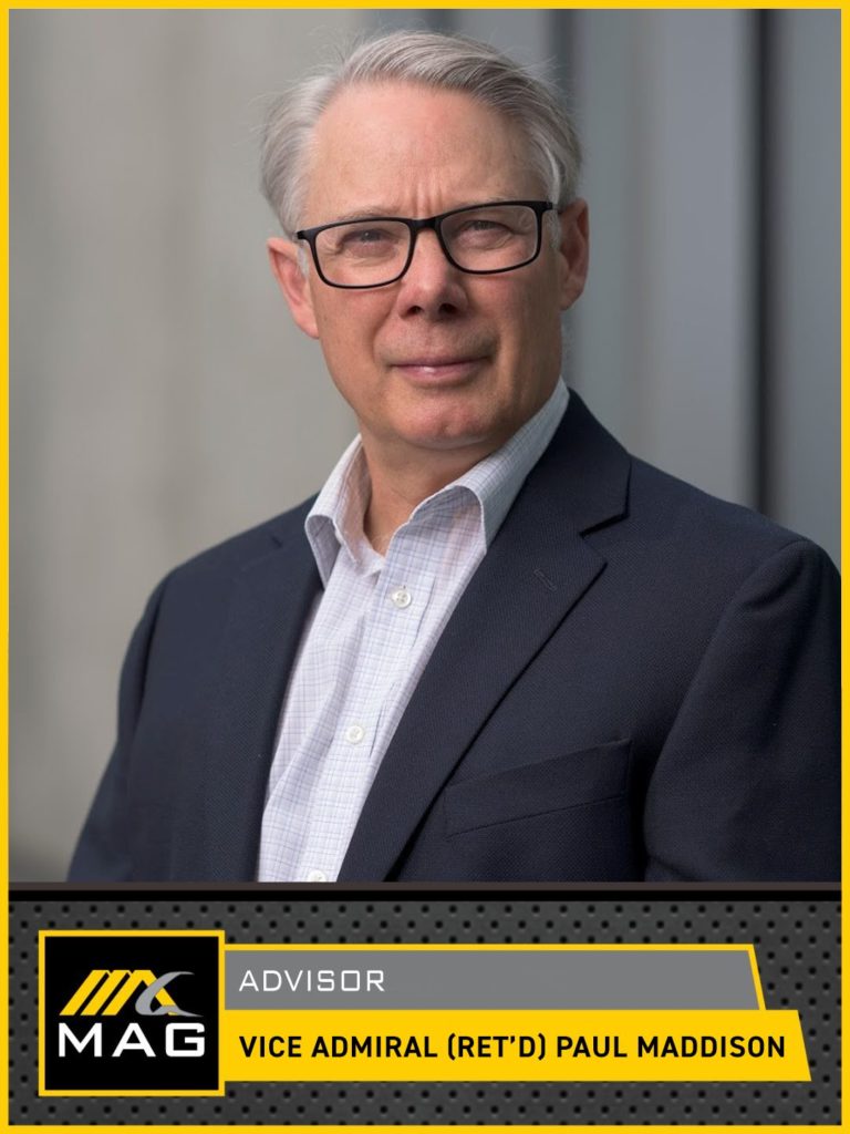 MAG Welcomes Retired Vice Admiral Paul Maddison to Advisory Board | MAG ...